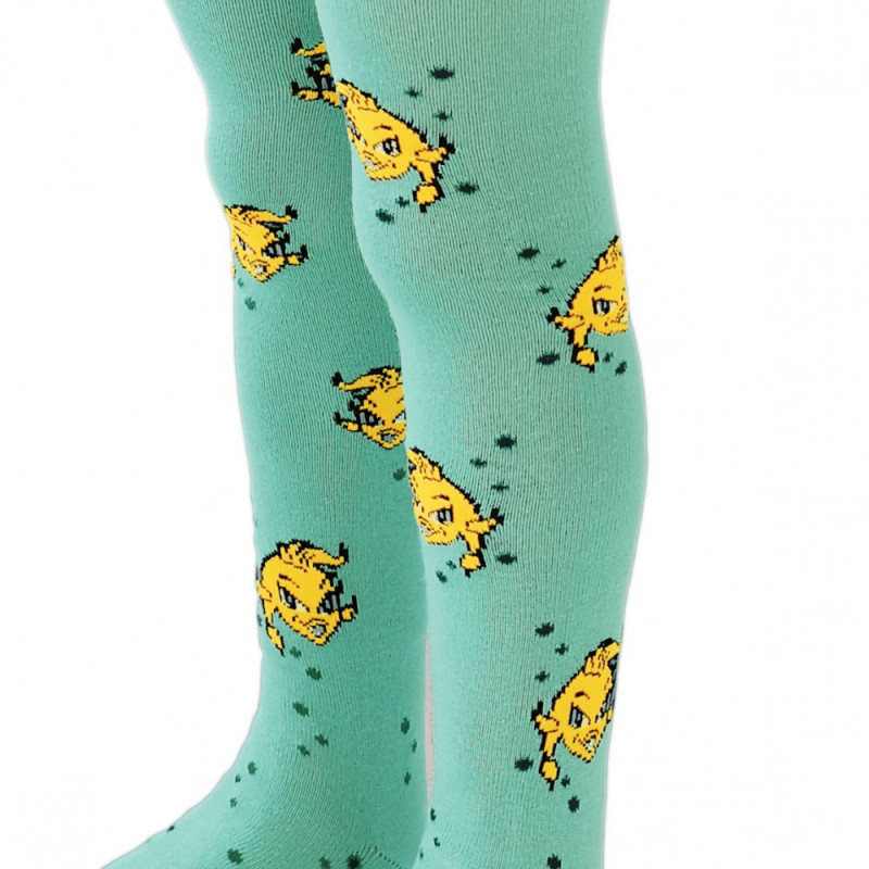 Mėtų spalvos pėdkelnės vaikams Oranžinės žuvytės 14900 - Lietuviukas.lt